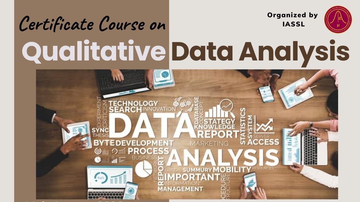 Certificate Course On Qualitative Data Analysis Institute Of Applied Statistics Sri Lanka